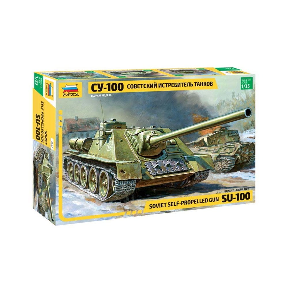 Zvezda Z3531 1/35 Soviet Self-propelled Gun SU-100
