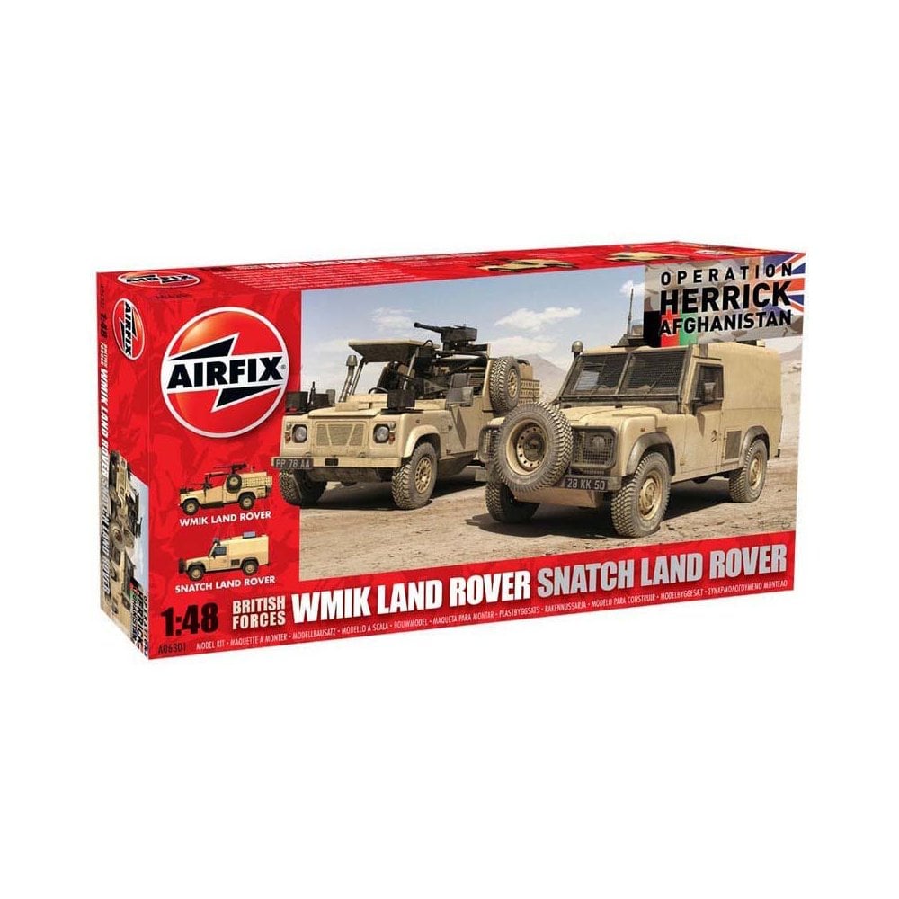 1/48 British Forces Land Rover Twin Airfix A06301 – Scale Model Shop