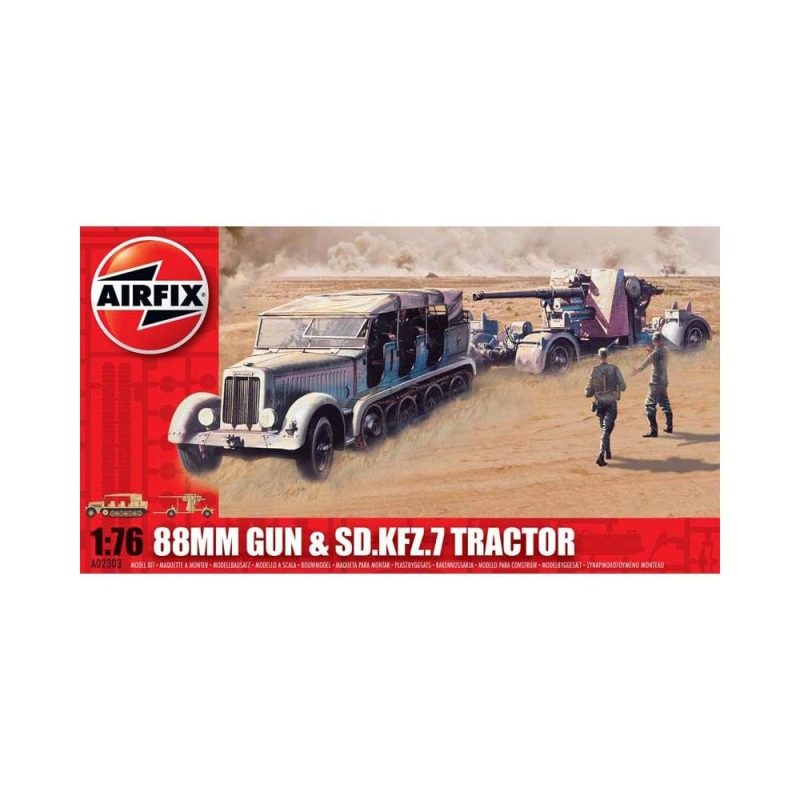 Airfix A02303-D 1/76 88mm Gun and Sd.Kfz.7 Tractor