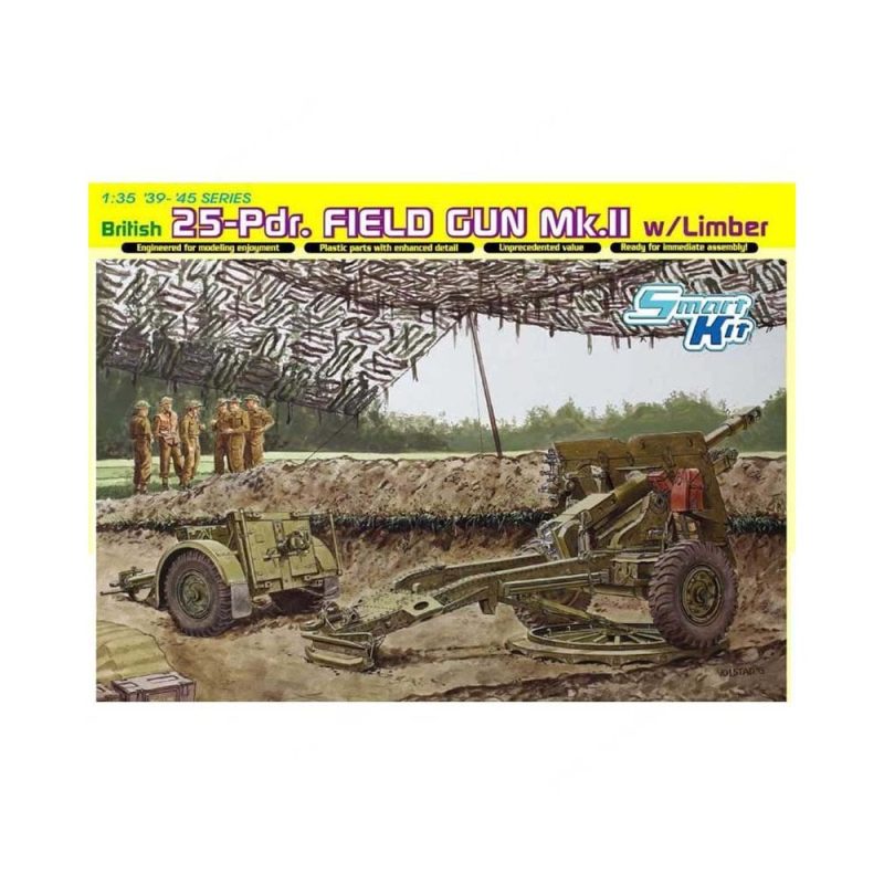 Dragon British 25Pdr Field Gun (1/35) 6774 | ScaleModelShop