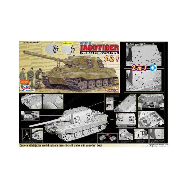 Dragon Sd.Kfz.186 Jagdtiger Porsche Production (1/35) 6925