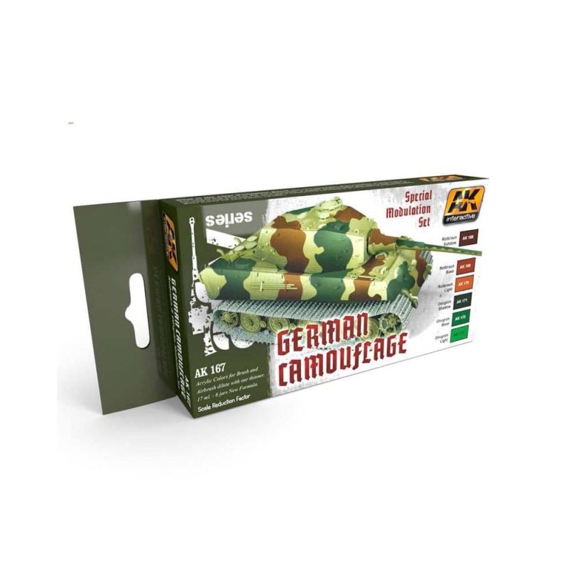 AK Interactive German Green and Brown Modulation Set AK-167