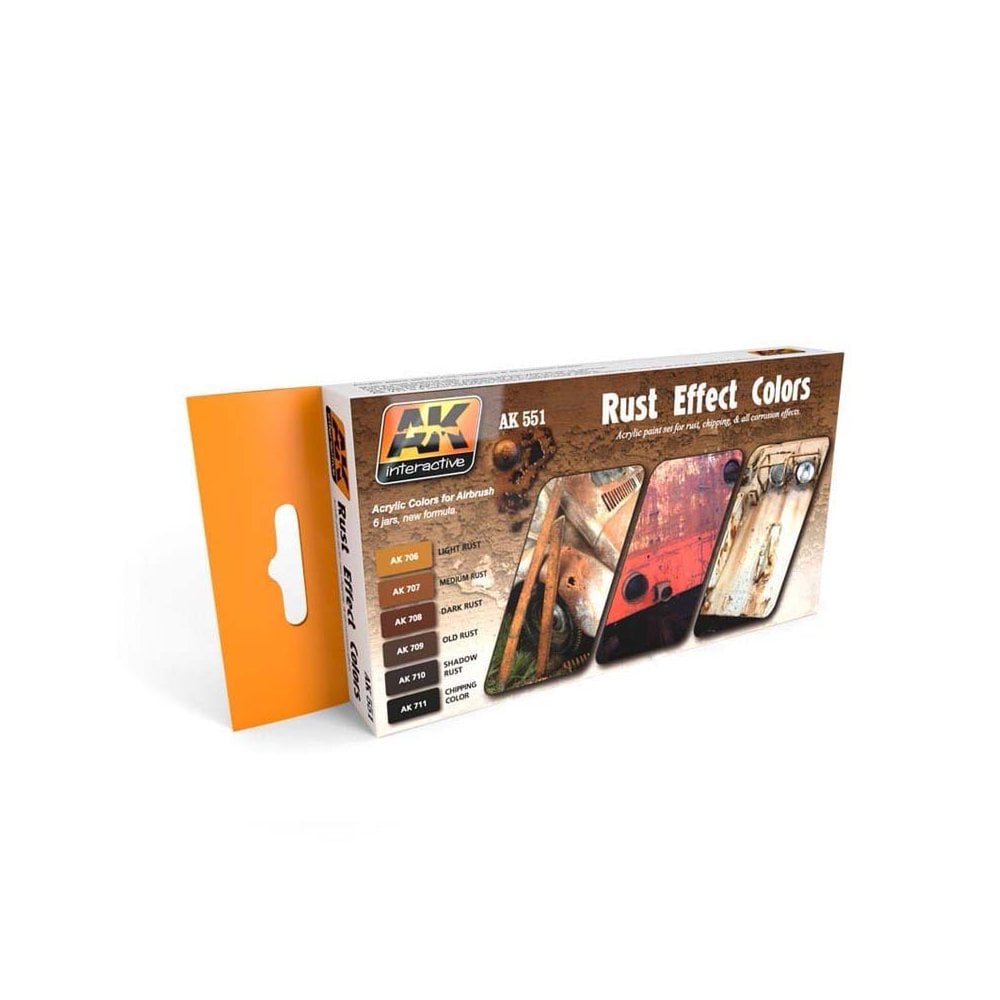 AK Interactive Rust Effect Colors Set AK-551