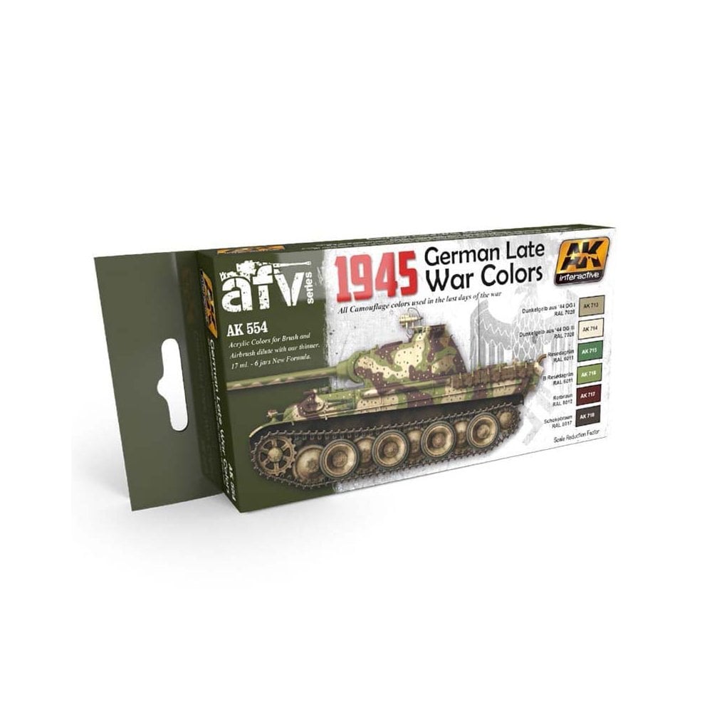 AK Interactive German Late War Colors Set (1945) AK-554