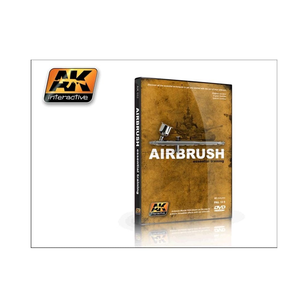 AK Interactive AKDVD652 DVD Airbrush Essential Training