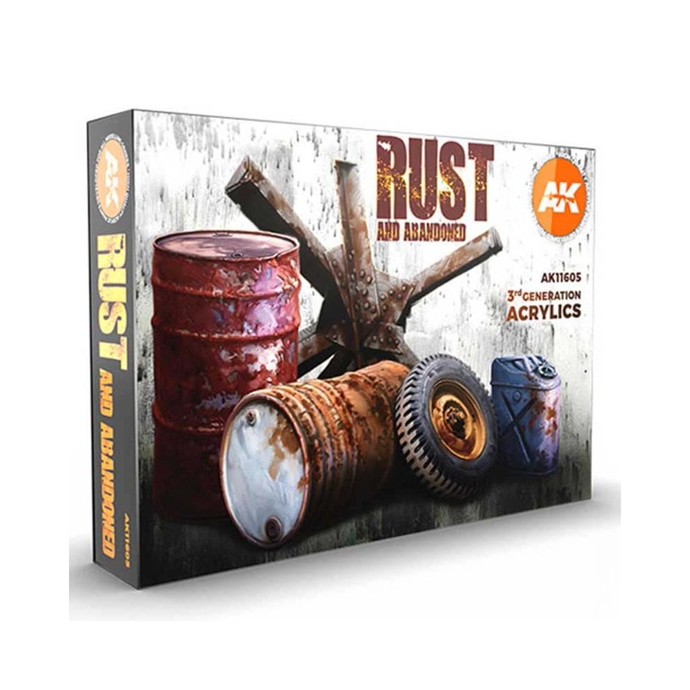 AK Interactive Rust 3rd Gen Acrylic Set AK-11605