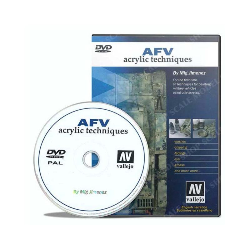 Vallejo DVD AFV Acrylic Techniques 75.000 – Scale Model Shop