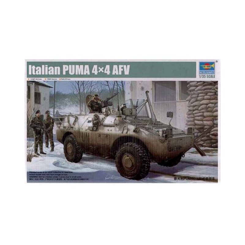 1/35 PUMA 44 Wheeled AFV Trumpeter 05525 – Scale Model Shop