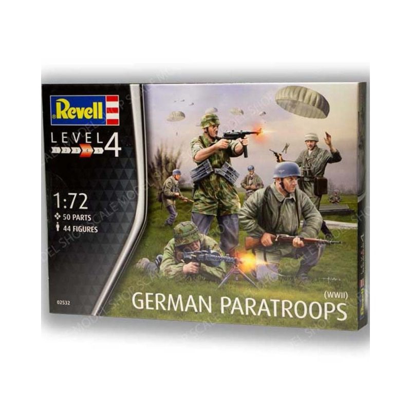 1/72 German Paratroopers WWII Revell 02532 – Scale Model Shop