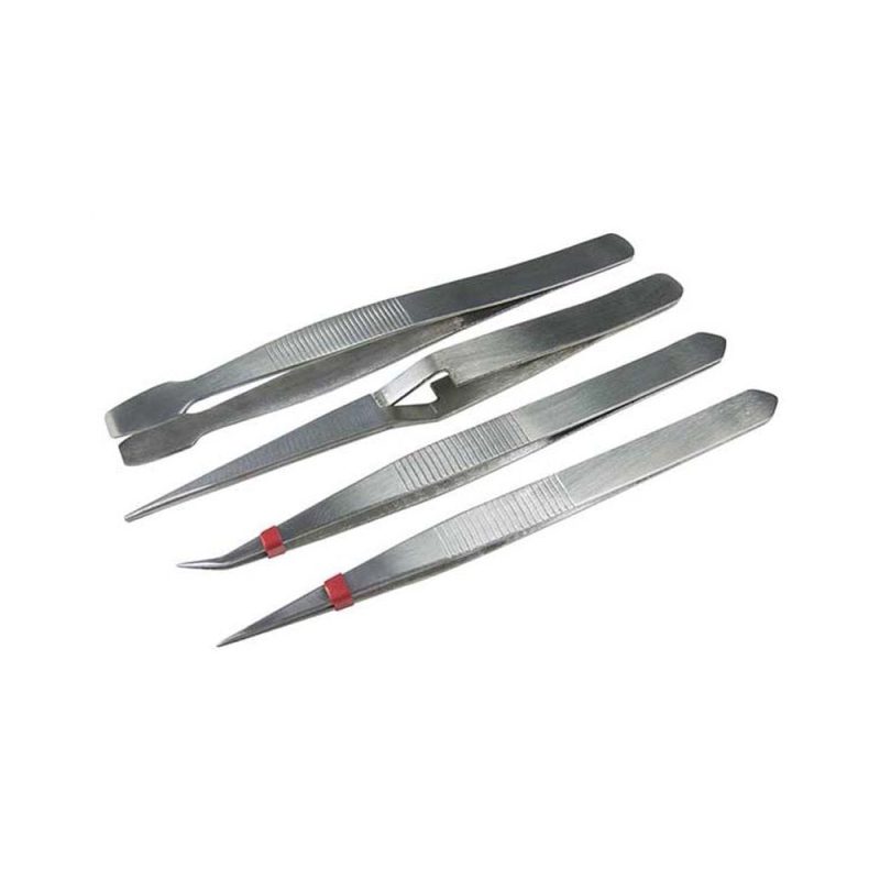 4pc Tweezer Set Scale Model Shop AMTR0382 – Scale Model Shop