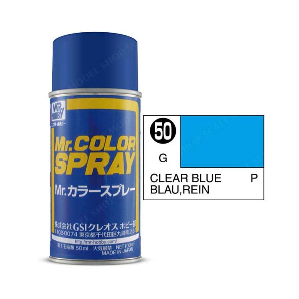 Mr Color Spray S-050 100ml Clear Blue Spray