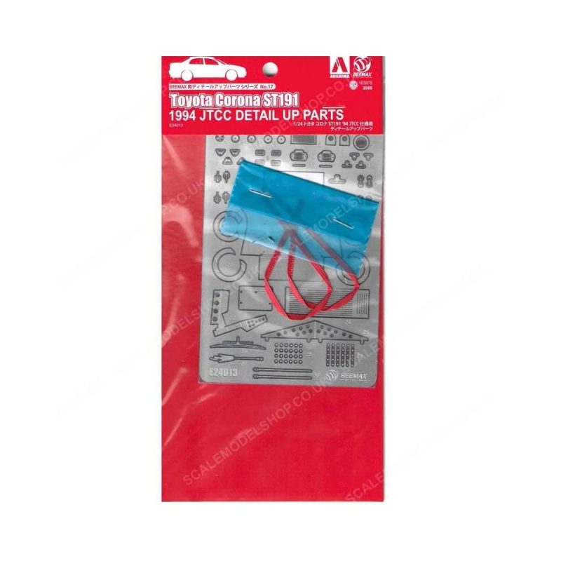 1/24 Etching For Toyota ST191 Corona ST191 JTCC Beemax E24013 – Scale ...