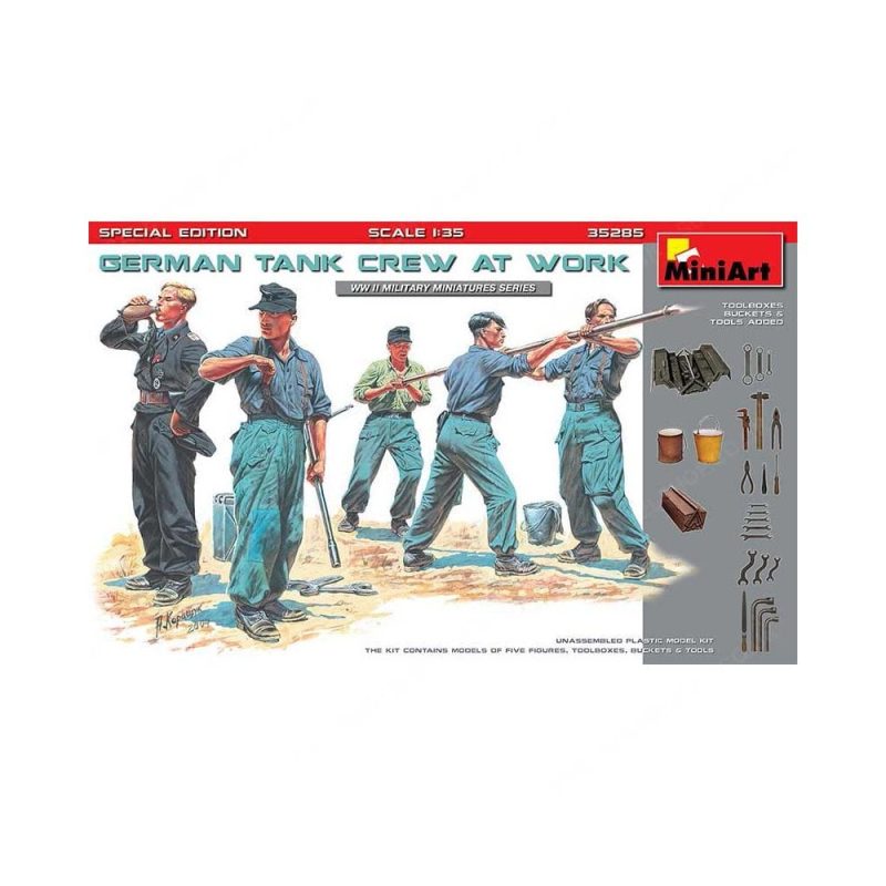 Miniart German Tank Crew at Work Spec Edt (1/35) 35285 – Scale Model Shop