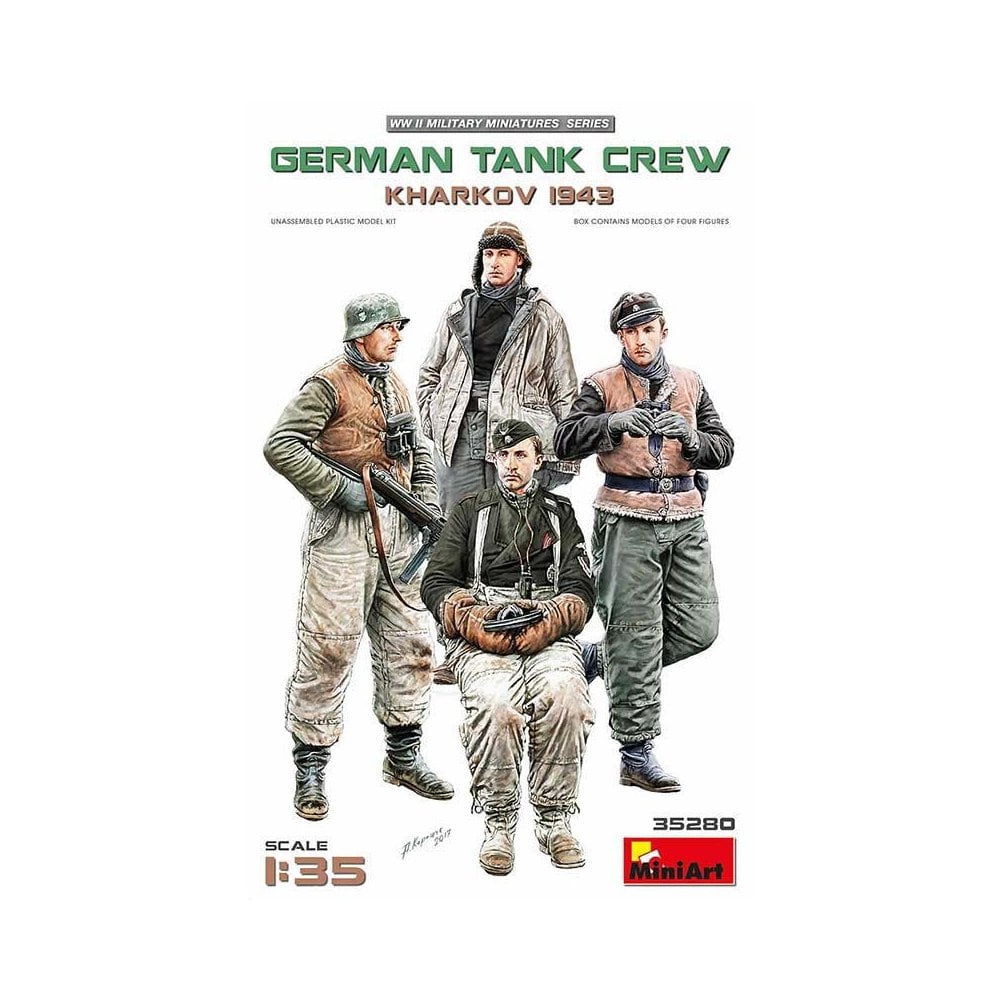 Miniart German Tank Crew Karkhov 1943 (1/35) 35280 – Scale Model Shop