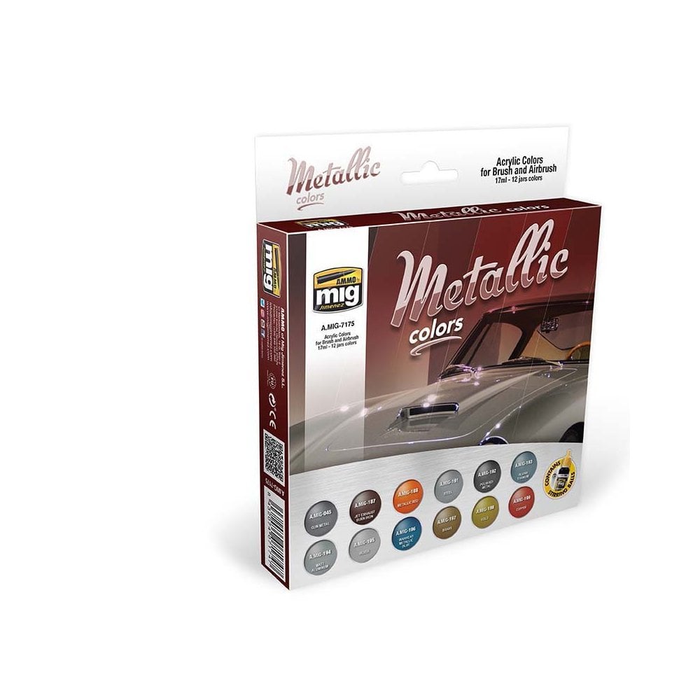 Ammo AMIG7175 Metallic Colors Set A.MIG-7175