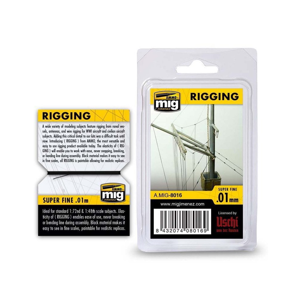 Scale Modelling Rigging available to buy online from Scale Model Shop UK