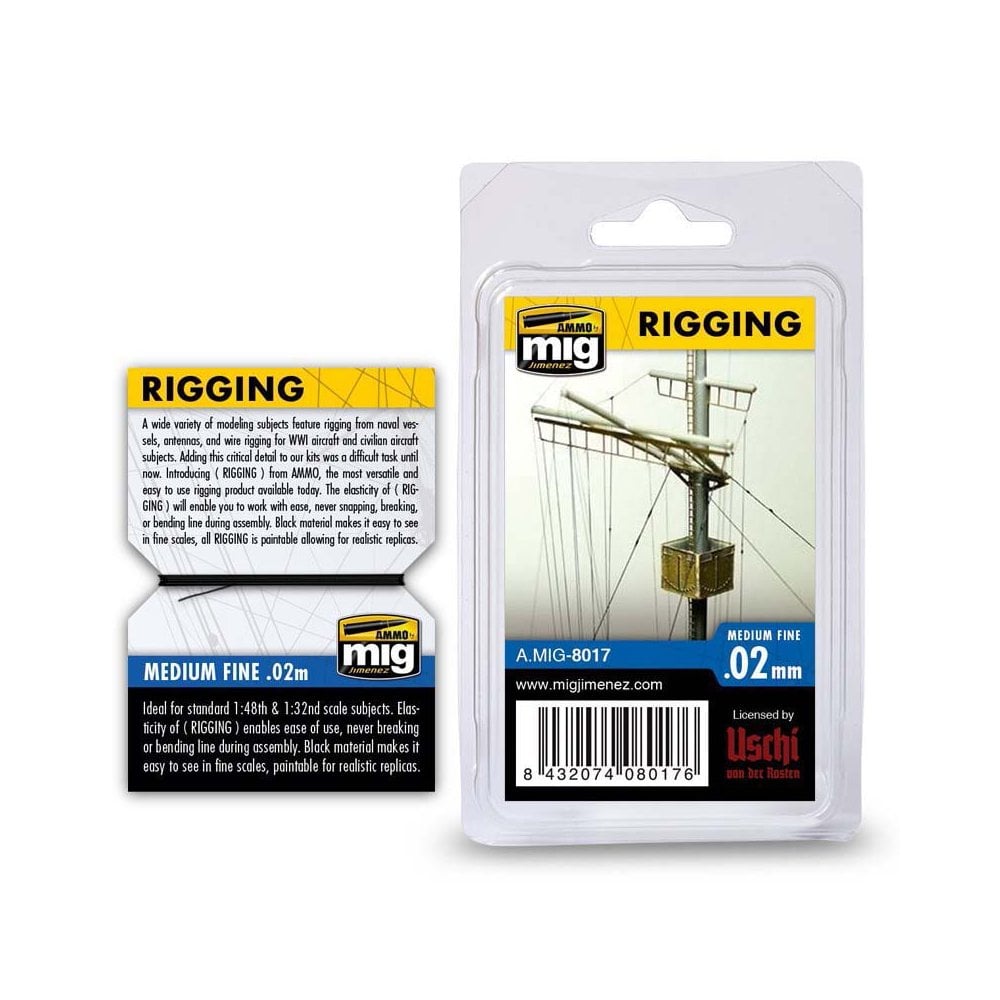 Scale Modelling Rigging available to buy online from Scale Model Shop UK