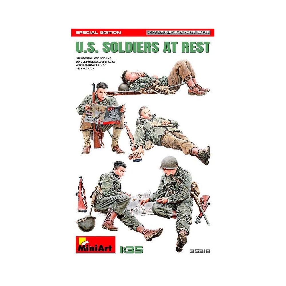 Miniart U.S. Soldiers at Rest (1/35) 35318 – Scale Model Shop
