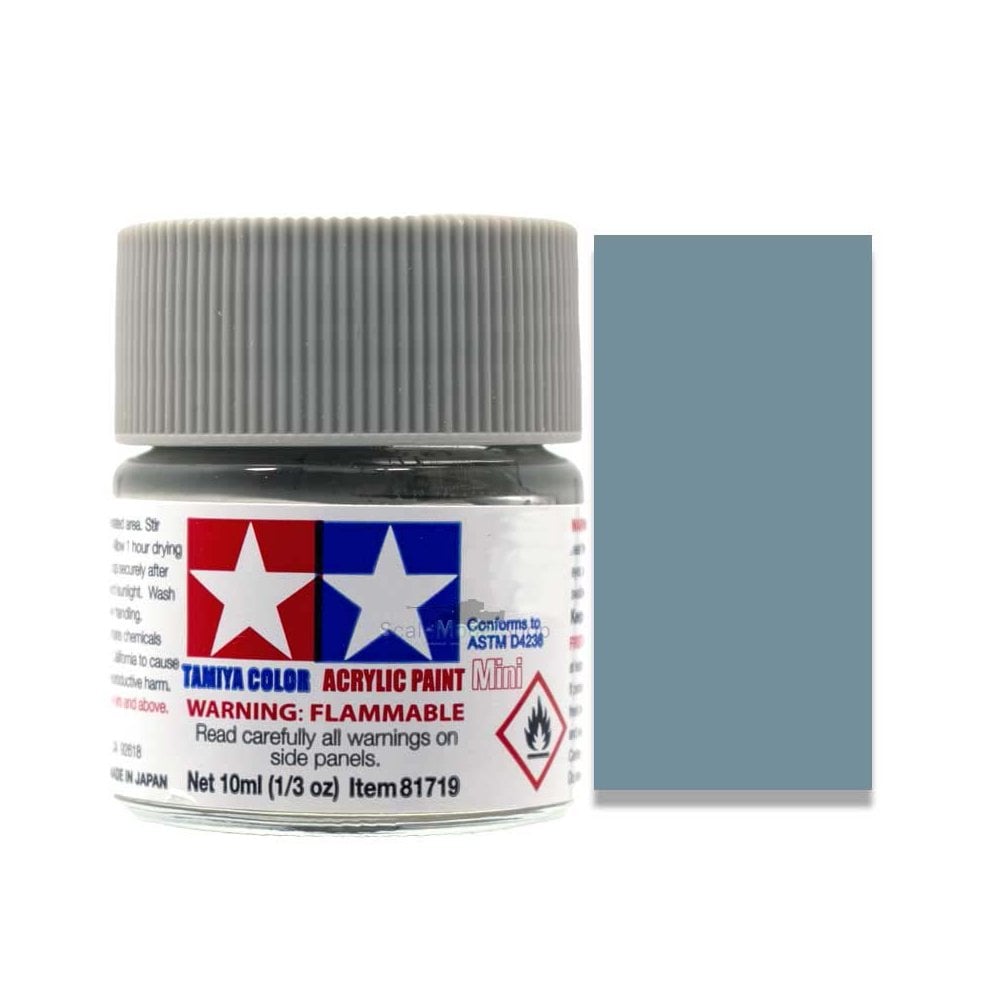 Tamiya Mini Acrylic Paints 81725 XF-25 Light Sea Grey