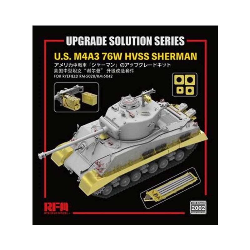 1/35 Detail Up Set for RM-5042 and RM-5028 Sherman Rye Field Models ...