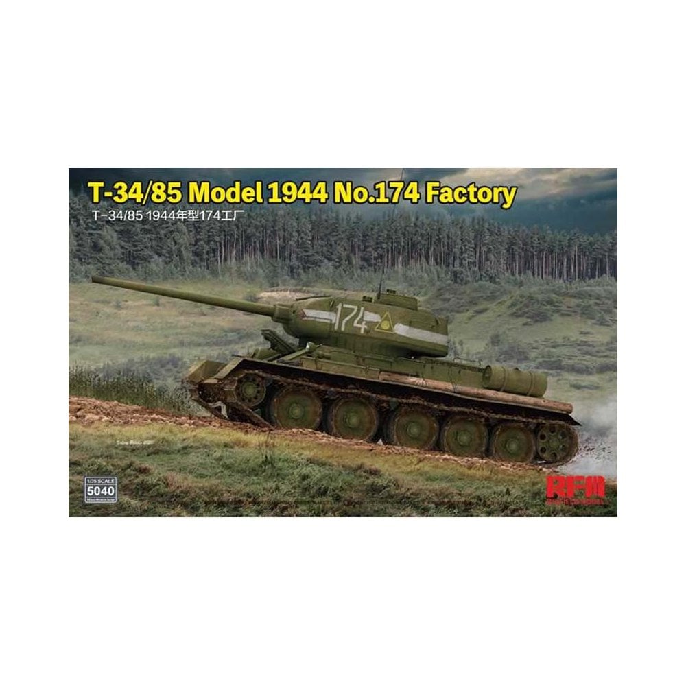 T-34/85 Model 1944 No.174 (1/35) RM5040 | Rye Field Models