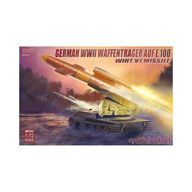 Model Collect UA72112 1/72 German Wwii E-100 Panzer Weapon Carrier