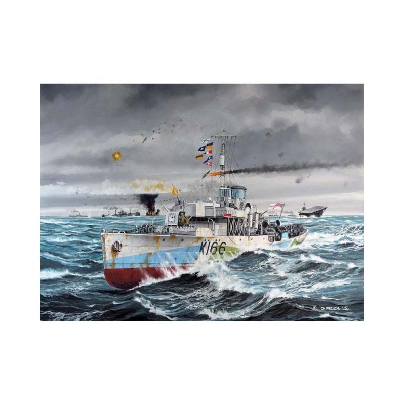 1/144 Flower Class Corvette HMCS Snowberry Revell 05132 – Scale Model Shop