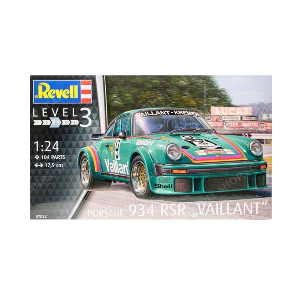 1/24 Porsche 934 RSR Vaillant Revell 07032 – Scale Model Shop