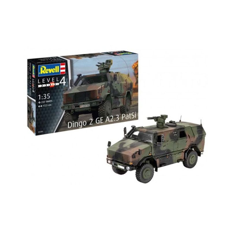 1/35 Dingo 2 GE A2.3 PatSi Revell 03284 – Scale Model Shop