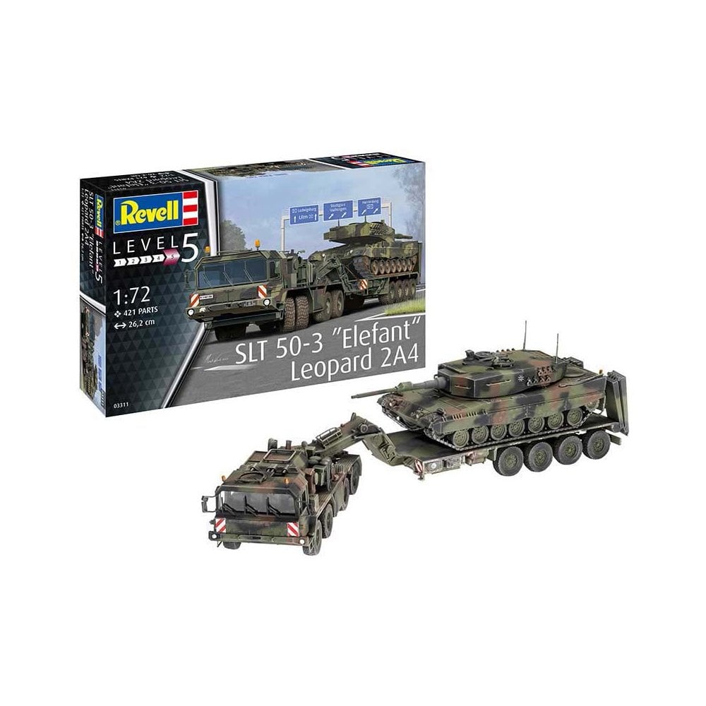 1/72 SLT 50-3 “Elefant” + Leopard 2A4 Revell 03311 – Scale Model Shop