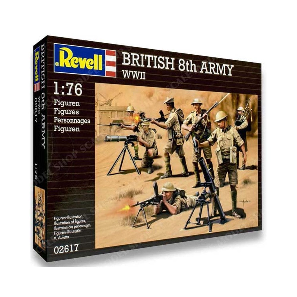 1/76 British 8th Army WWII Revell 02617 – Scale Model Shop