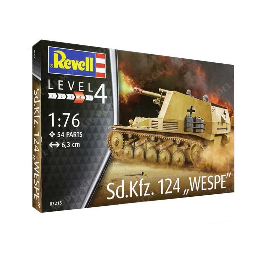 1/76 Sd.Kfz. 124 Wespe Revell 03215 – Scale Model Shop