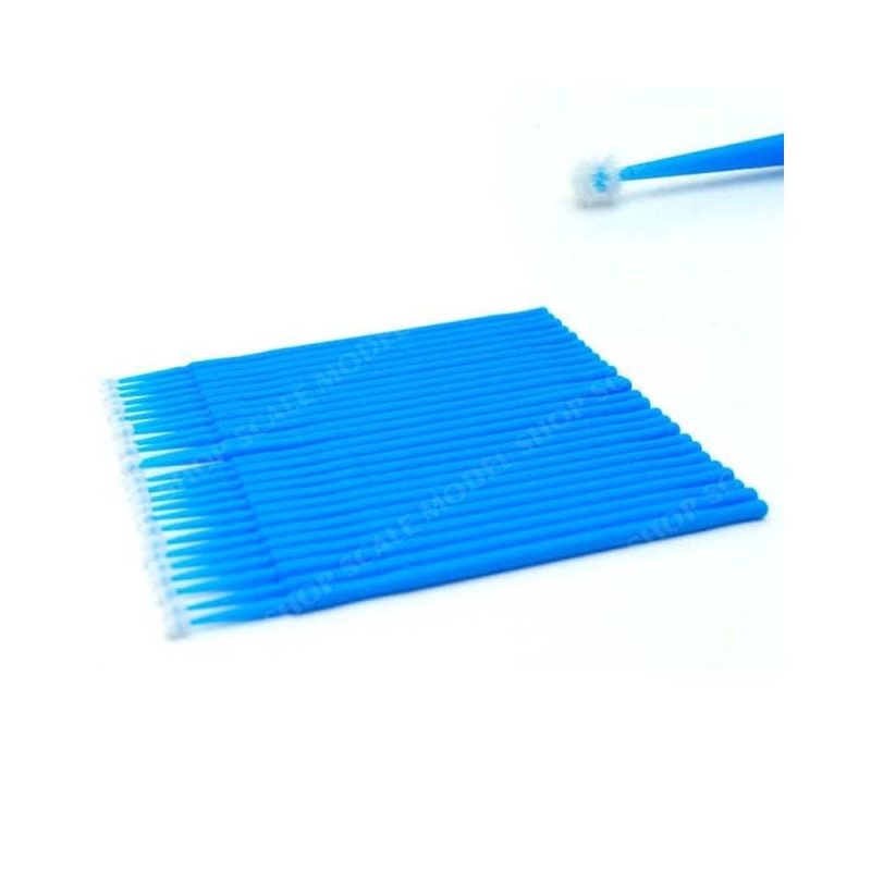 25pk Microbrush Blue Regular – Scale Model Shop