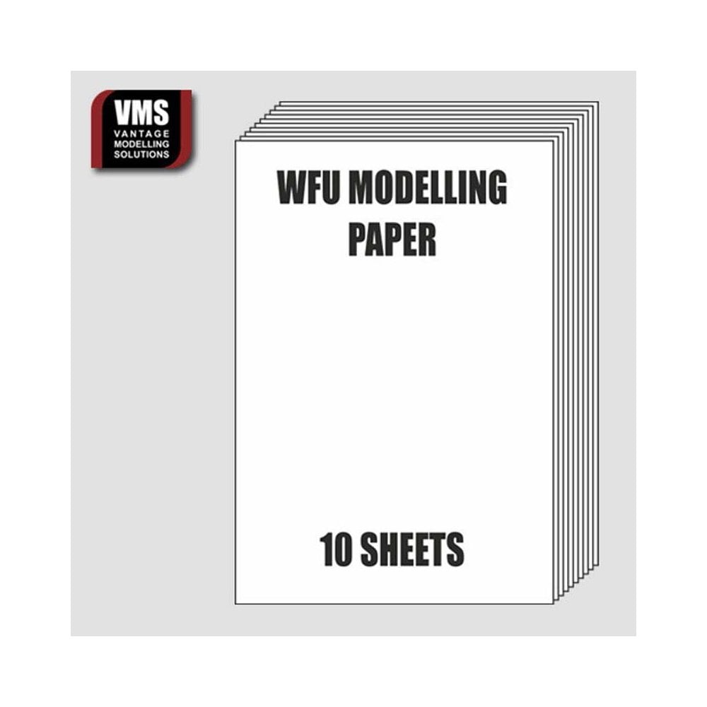 VMS VMS WFU 10x Sheets Modelling Paper For Paper Shaper Product