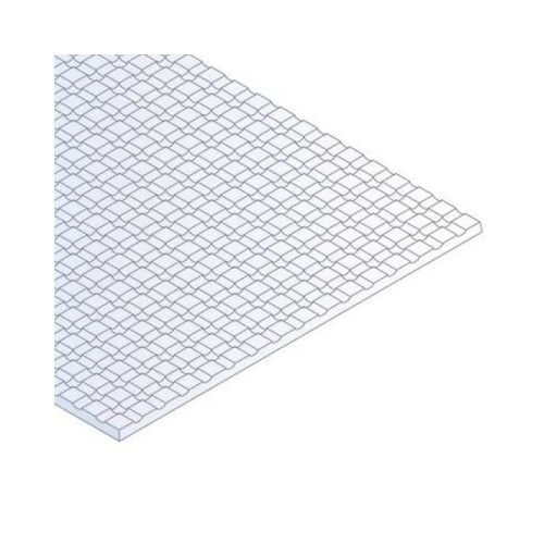 Evergreen EG4505 150x300mm .040 1/4 White Styrene Square Tile Sheet