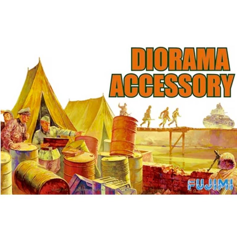 1/76 Diorama Accessory Set 76123 Fujimi – Scale Model Shop