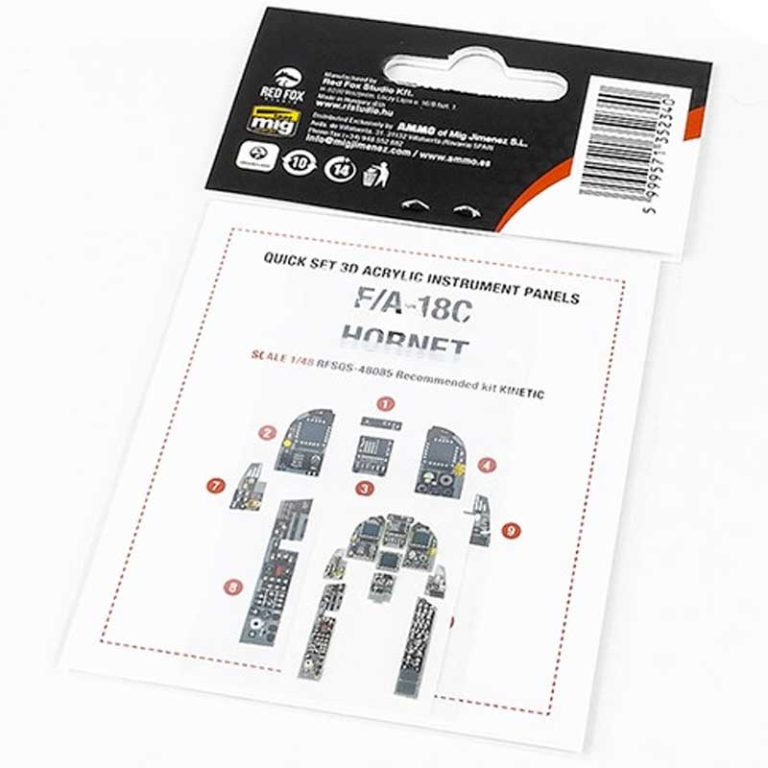 1/48 F/A-18C Hornet (for Kinetic kit) SQS-48085 Red Fox Studio – Scale ...