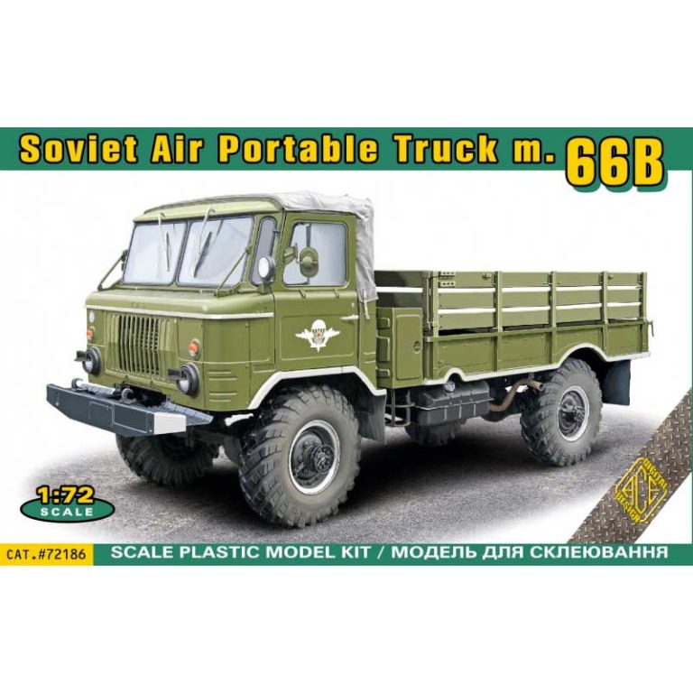 1/72 Russian GAZ-66B Military Air Portable Truck 72186 ACE Models ...