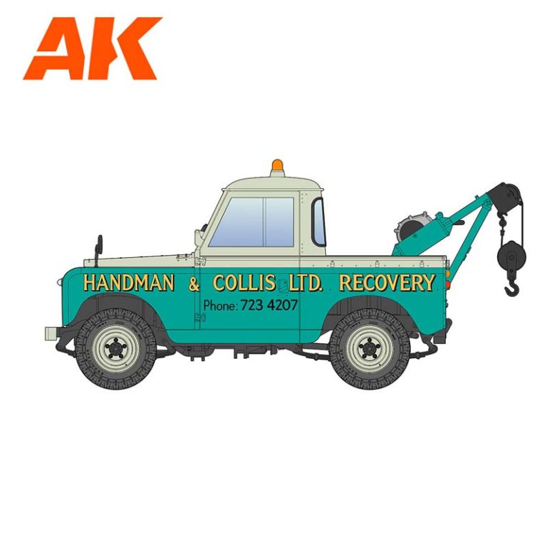 AK Interactive AK35014 1/35 Land Rover 88 Series IIA -Crane / Tow Truc