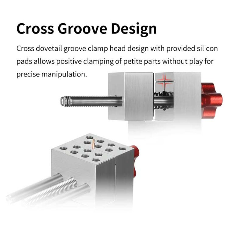 DSPIAE Precision Stainless Steel Clamp Vice AT-TVA+B – Scale Model Shop