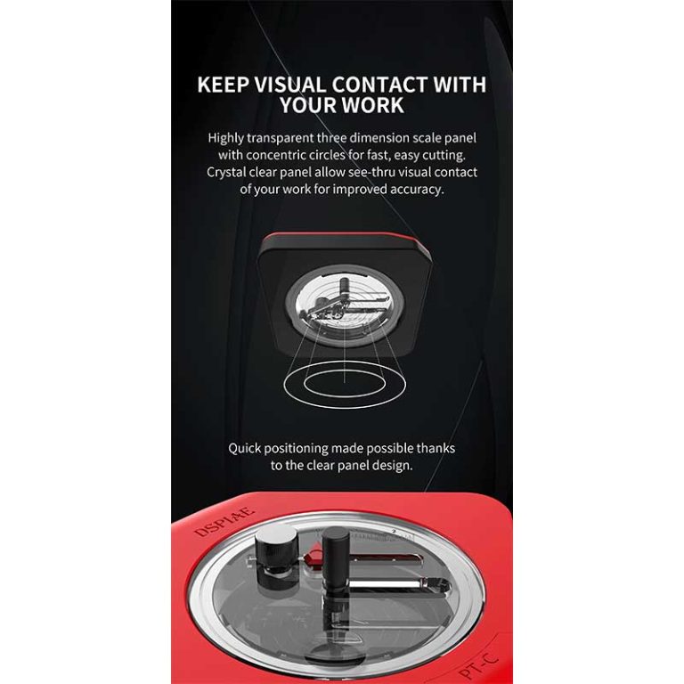 DSPIAE Integral Stepless Circular Cutter PT-C – Scale Model Shop