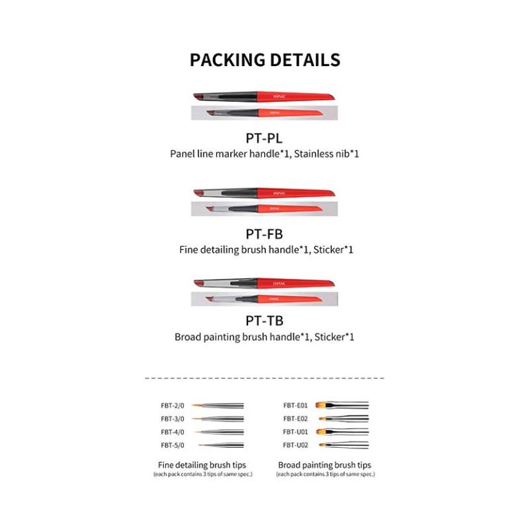 DSPIAE Phoenix Plume Panel Line Marker PT-PL – Scale Model Shop