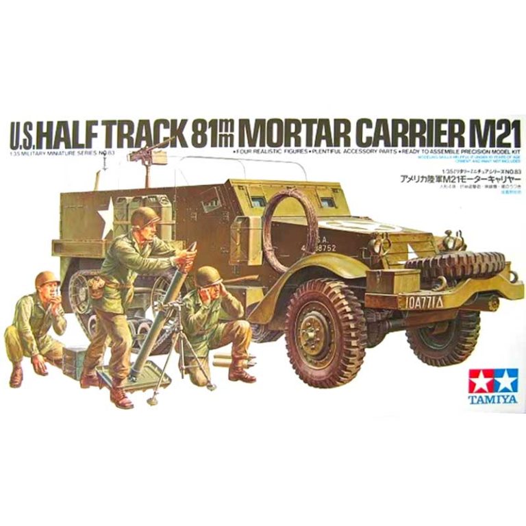 Tamiya U.S. Mortar Carrier M21 35083 (1/35) 35083 – Scale Model Shop