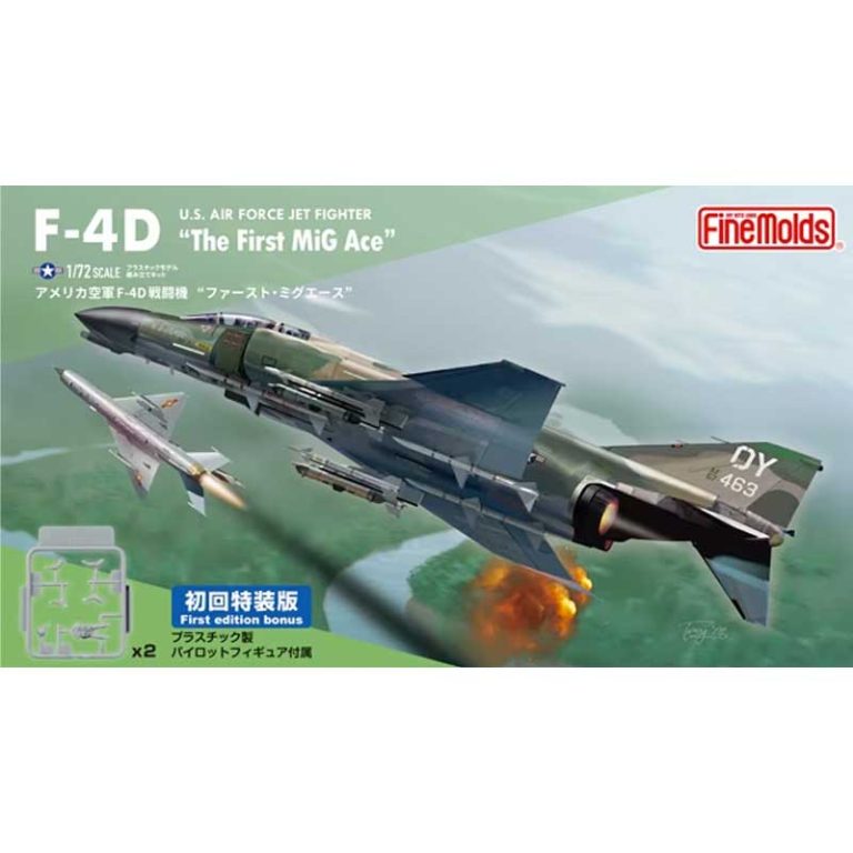 1/72 U.S. Air Force Jet Fighter F-4D “The First MiG Ace” FP47S Fine ...