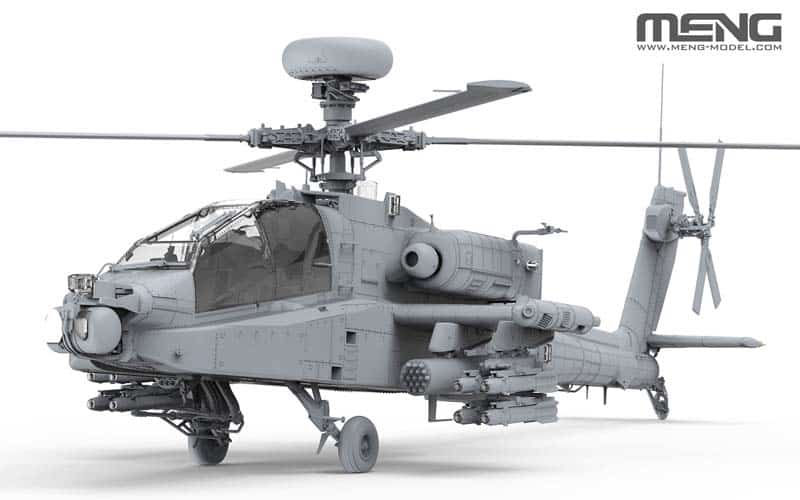1/35 Boeing AH-64D Apache Longbow Meng Model QS-004 *Damaged Box*