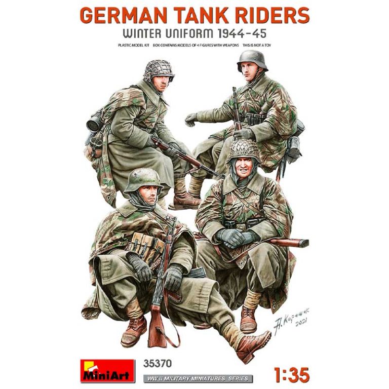 Miniart German Tank Riders Winter Uniform 1944-45 (1/35) 35370 – Scale ...