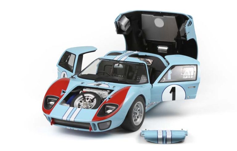 1/12 Ford GT 40 Mk II 1966 (Pre-Coloured) RS-001 Meng Model – Scale ...
