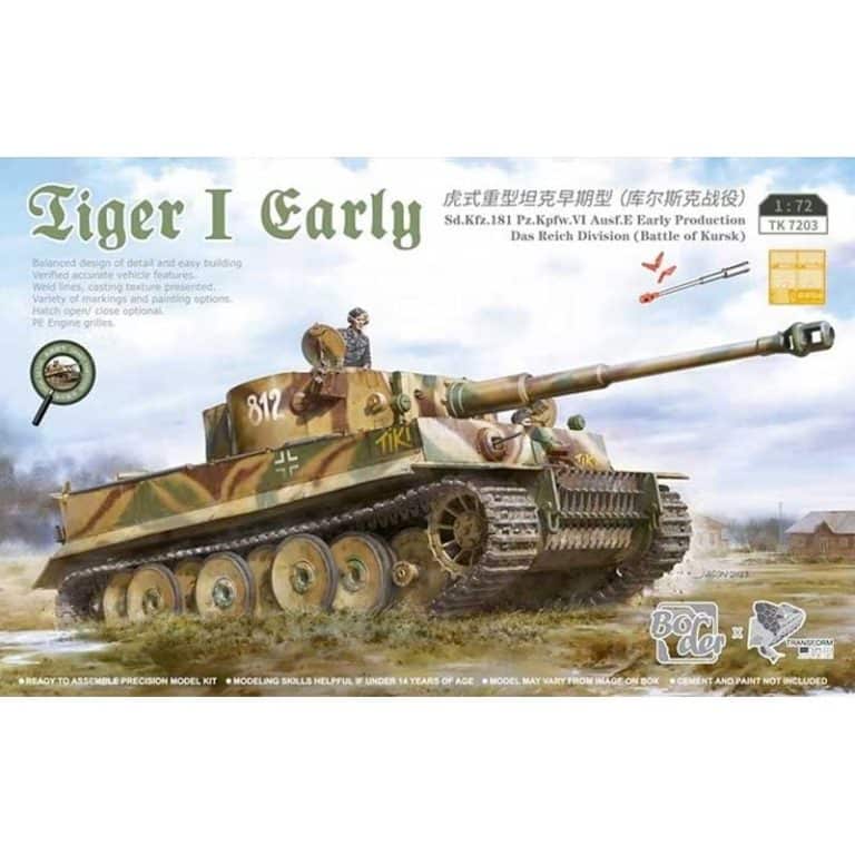 Tiger I (1/72) TK-7203 | Border Model
