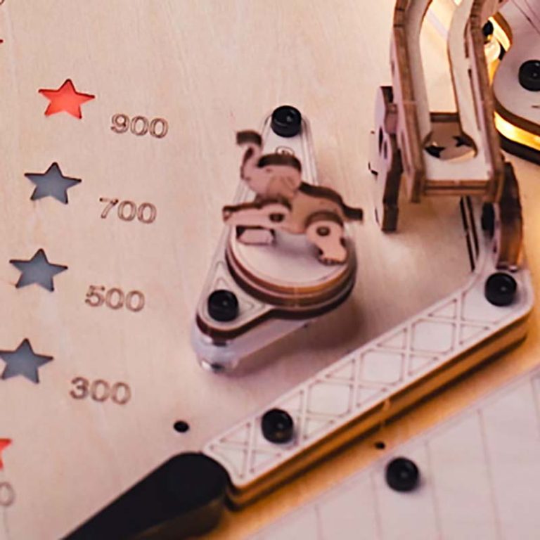 3D Pinball Wooden Kit EG01 ROKR – Scale Model Shop