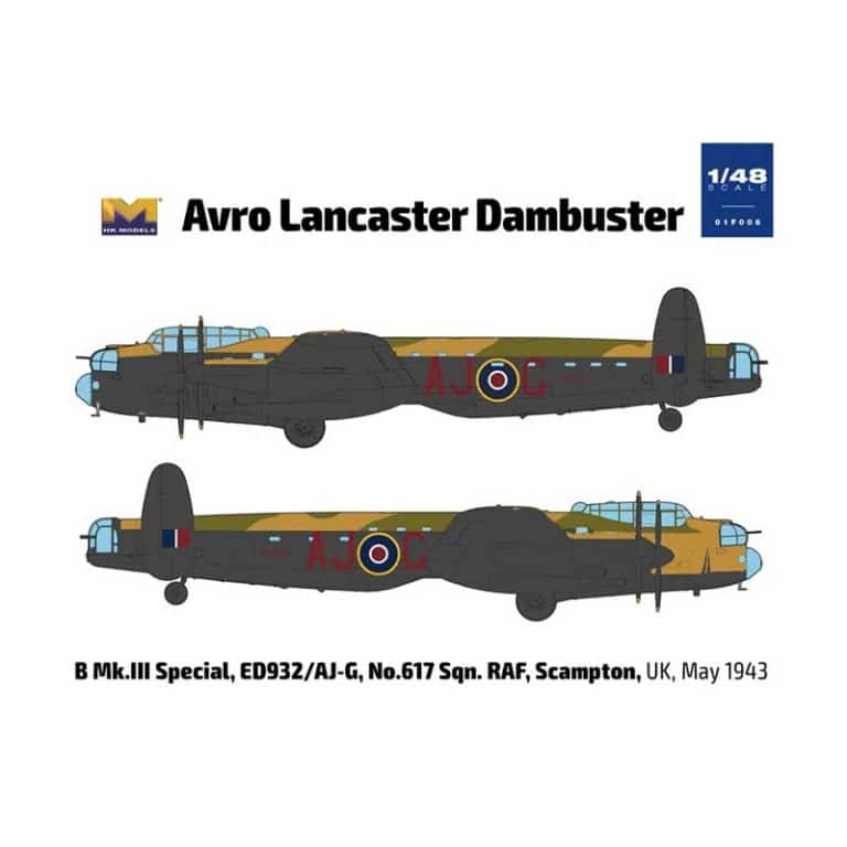 Our 1/48 Avro Lancaster B Mk III Dambuster ED932/AJ-G HK01F006 HK ...
